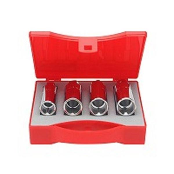 MKL-1~4のセットです。軽自動車から普通車まで対応してます。このセットがあると、なにかと便利で安心ですよ！■キーナット外しの緊急用ソケットセットです。取り外し専用にお使いください。■汎用タイプですが、対応できるキーナットには限りがありま...