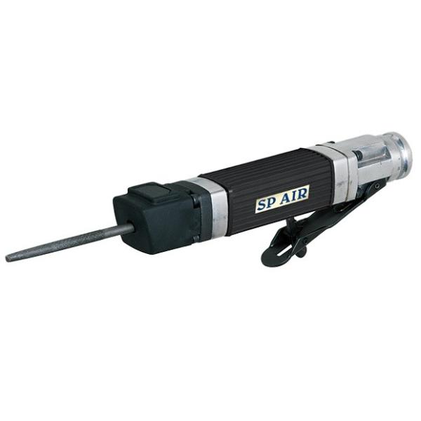 SP AIR のミニ エアーヤスリ  SP-1700F です。コンパクトで扱いやすいエアーヤスリです。取付軸径：5φmm ストローク数：4,500回/min 全長：180mm 重量：0.42kg 当店ご購入者様限定保証付き！当店にてご購入頂...