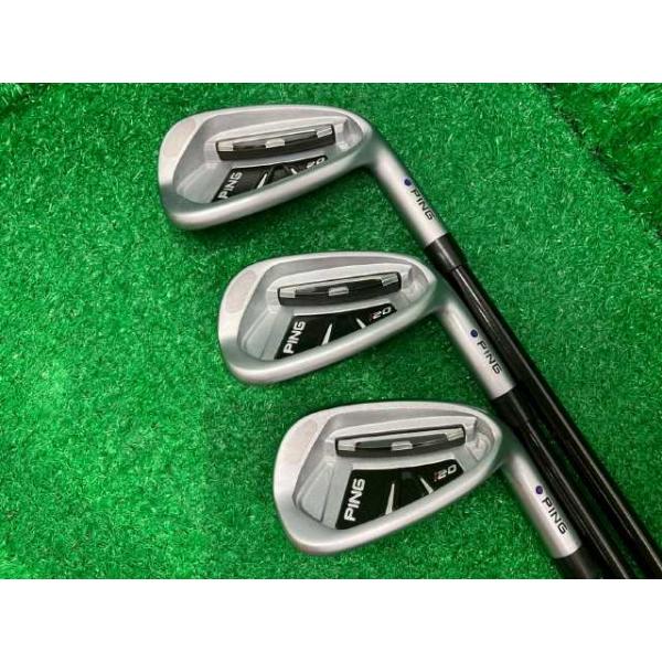 ■種別：アイアンセット　■メーカー：ピン■モデル：i20　■シャフト：TFC330i 3本セット■フレックス：SR　■ロフト：37■本数：3　■番手：8-9 W■長さ：36　■クラブ重量：405■ライ角：61.5　■バランス：C8■キックポ...