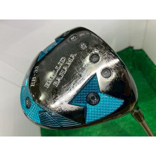 ■種別：ドライバー　■メーカー：エミリッドバハマ■モデル：EB-33 エメラルドグリーン　■シャフト：Basileus α 60 ■フレックス：S　■ロフト：9.5■本数：1　■番手：1W■長さ：45.5　■クラブ重量：307■ライ角：59...