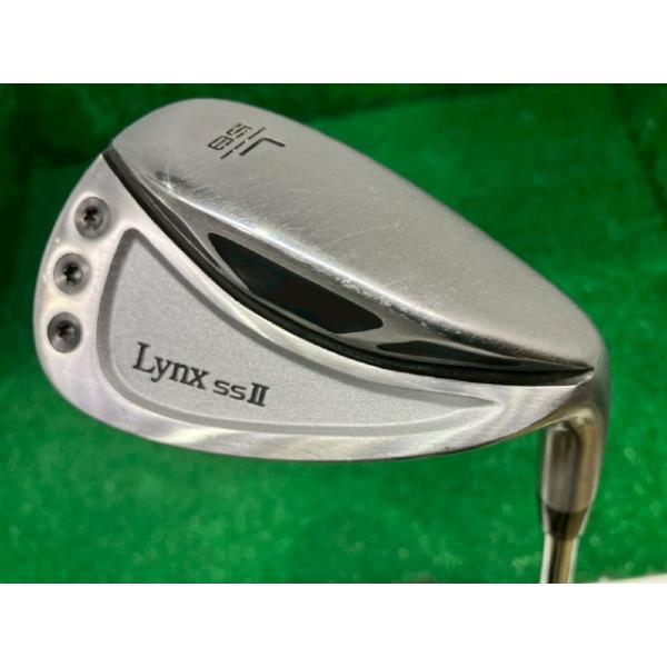 ■種別：ウェッジ　■メーカー：リンクス■モデル：SSIIウェッジ　■シャフト：オリジナルスチール■フレックス：Wedge　■ロフト：58■本数：1　■番手：58■長さ：35　■クラブ重量：462■ライ角：64　■バランス：D3■キックポイン...