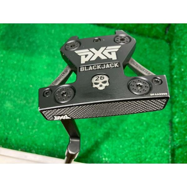 ■種別：パター　■メーカー：PXG  ■モデル：BLACKJACK Plumber`s Neck　■シャフト：オリジナルスチール■フレックス：　■ロフト：3■本数：1　■番手：P■長さ：34　■クラブ重量：540■ライ角：70　■バランス：...