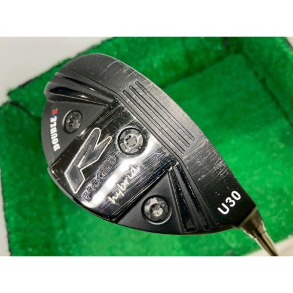 ■種別：ユーティリティ(ロングアイアンを含む)　■メーカー：ジャスティック■モデル：PROCEED DOUBLE-R HYBRID UT　■シャフト：GRAND BASSARA IRON i40■フレックス：LITE　■ロフト：30■本数：...