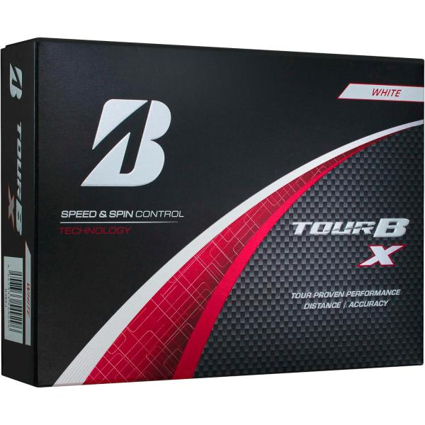 BRIDGESTONE ブリヂストン ゴルフボール TOUR B X ホワイト 2024年モデル 12球入NEWハイスピード・インナーカバーの剛性と比重を高めることで高初速を生み出し、かつフルショットでの低スピン化により、風に強い弾道を実現...