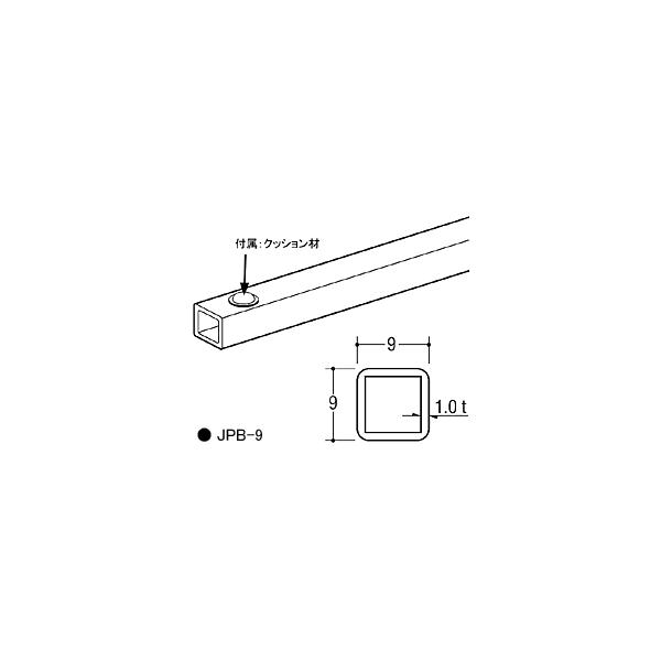 ●ロイヤルの店舗商品陳列用ガラス棚受ブラケット（B-110など）と同時に使用できるブラケットの開き止めバーです。●棚柱に取り付けた左右２本のガラス棚受ブラケットに対して２本のJPB-9を橋渡しで取り付けます。●材質：スチール ／ 長さ：59...