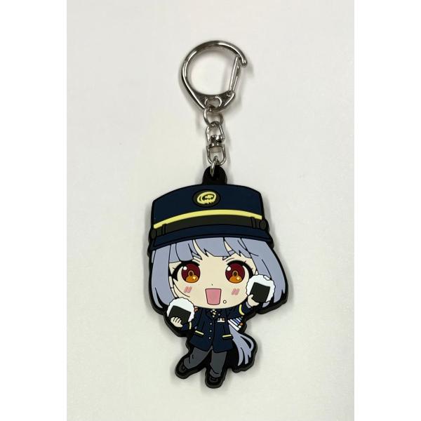 鉄道むすめ 松代うさぎ ラバーキーホルダー おにぎりの発売です。　ラバータイプのキーホルダーで、デザインは2種類あります。プロフィールに記載している、丸いおにぎりしか握れないうさぎさんをデザインしたグッズを作製してみました。おにぎりを食べる...