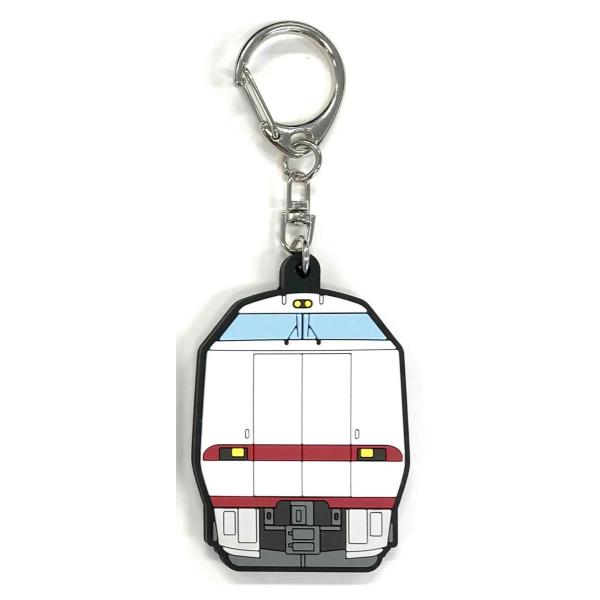 特急はくたか683系貫通型のラバーキーホルダーです。鉄道ファンやお子さまへのプレゼントにぴったり！かばんや鍵などに付けてご使用ください。他に681系、683系も作製しましたのでご覧ください。★サイズ・・・タテ59.7mm × ヨコ40ｍｍ　...