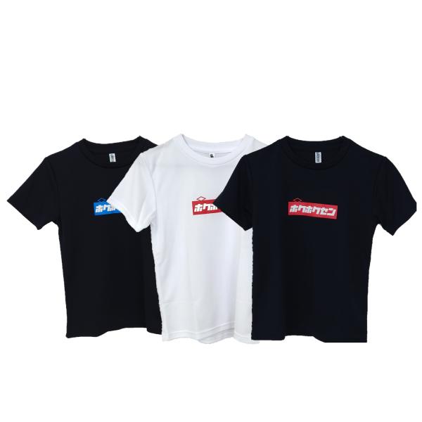 北越急行ほくほく線オリジナルTシャツ　ホクホクセン　ボックスロゴタイプ＜こどもサイズ＞です。メッシュタイプのドライ素材を使用しており、着心地・肌触りともに快適です。胸にはパンタグラフ付のボックスの中に「ホクホクセン」の文字、背中にはほくほく...