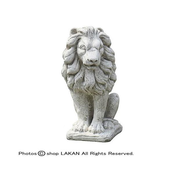 (イタルガーデン社製) 古代エジプトのライオン・左 TE-037300 / 材質：人工大理石製 / サイズ：W20 x D25 x Ｈ44 cm / どこにでも置けそうな適度な大きさのライオン座像です。単体でも 一対でも 格調高く味わえます...