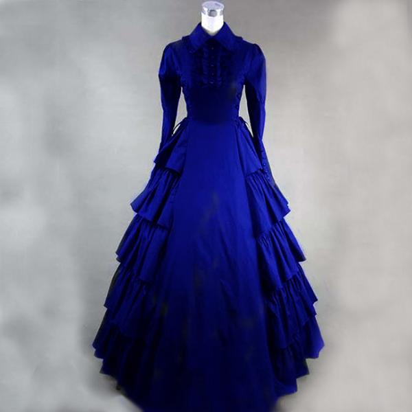 ヴィクトリアン 中世 18世紀 バケーションドレス ドレス パーティー