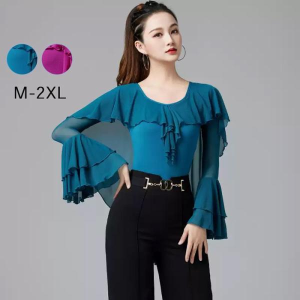 [ セット内容 ]トップス「記載のないアクセサリー　小物等は付属しません」[ カラー ]ブルー/パープル[ 素材 ]ポリエステル[ サイズ ](cm)M/バスト76-90　ウエスト67-74　着丈78L/バスト84-94　ウエスト71-76...