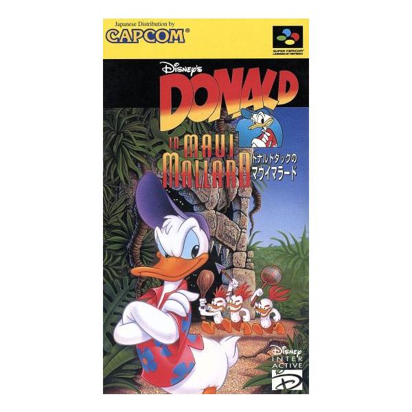 【基本情報】■タイトル:ドナルドダックのマウイマラード(Donald in Maui Mallard)■機種:スーパーファミコンソフト(SUPER FamicomGame)■発売日:1996/12/20■メーカー品番:SHVC-AZBJ■J...