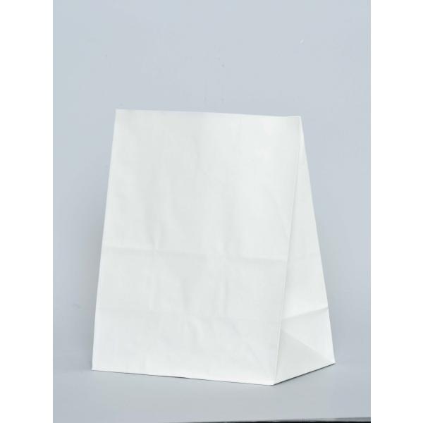 安さの秘密は業務用！激安商品です！単価を安く抑えられるまとめ買い（1,000枚単位での販売となります）コロッケ、フライ、から揚げなどお惣菜屋さん、お肉屋さん御用達食品用の定番耐油性紙袋。テイクアウト、お持ち帰り向きのハイバッグタイプの角底袋...