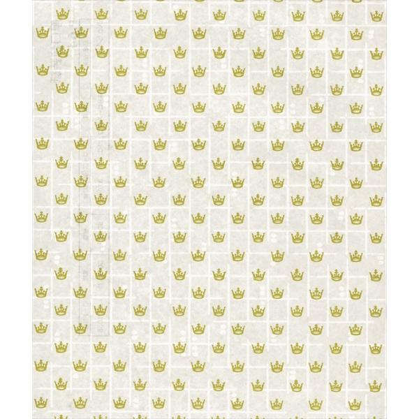 安さの秘密は業務用！激安商品です！商品ロット500枚単位のご注文となります。王冠がデザインされているかわいらしく上品な包装紙です。【仕様】○サイズ/870×590mm○紙質/純白ロール厚口○重量/45g/1枚