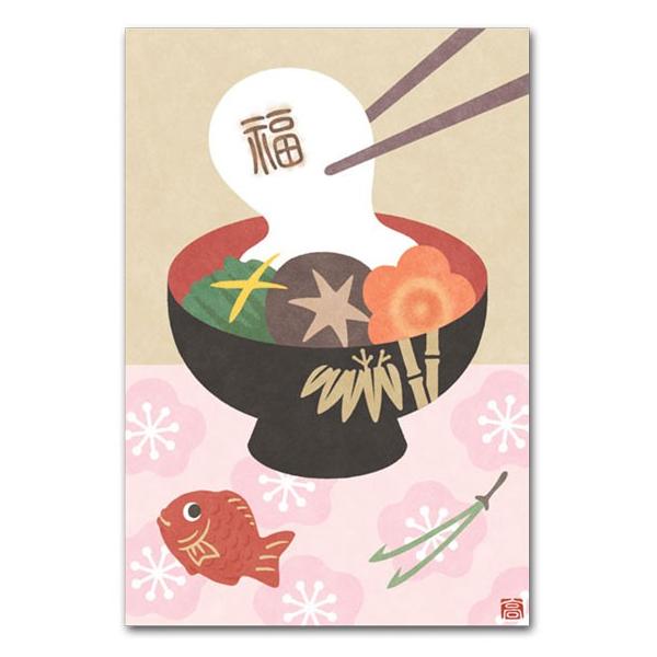 イラストレーター高村かいの描く絵葉書は、和紙の風合いをまとった優しい和風ポストカードです。・日本製 紙製品