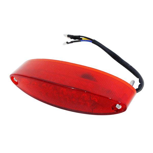 【 汎用 オーバル型 LED テールランプ クリアレンズ 12V 1個 】●汎用品ですので、サイズが合えば様々な車種に取り付け可能となります。●ブレーキ・ポジション・ナンバー灯付きのテールランプ。●スリムなコンパクトサイズのLEDテールラン...
