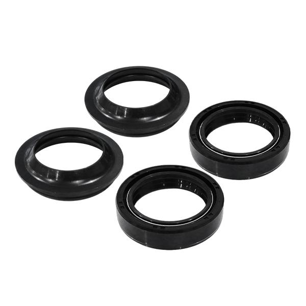 【 フロントフォーク用のオイルシール ダストシール φ36/φ48 4個セット 互換品】▼オイルシール×2・厚さ：(約)11mm▼ダストシール×2・厚さ：(約)13mm■サイズ： (画像をご確認ください)【参考適合車種】・メーカー：YAMA...