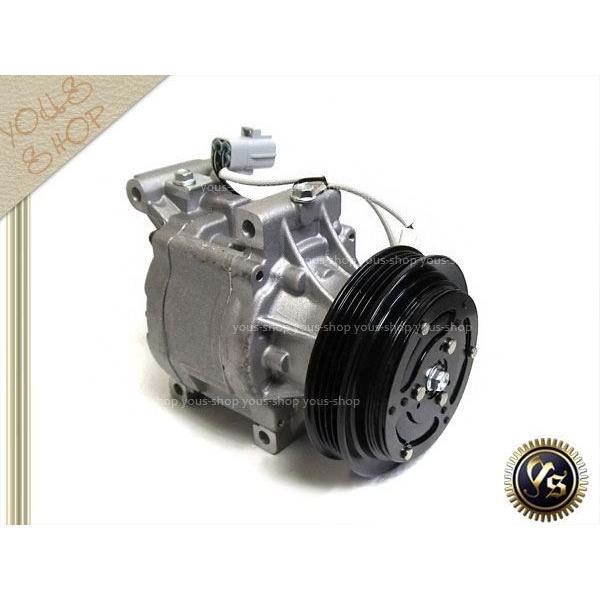 コア返却不要！！純正品にも負けない！こだわりの高品質が実現☆音鳴り、ガス漏れ、クラッチが重い、エアコンが冷えない等様々な原因が考えられると思われます。音鳴り、ガス漏れ等であればコンプレッサーの老朽化、劣化が考えられ交換をお勧め致します。クラ...