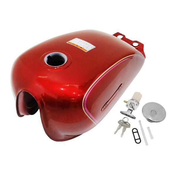 GN125 燃料タンク タンクキャップ グラストラッカー ボルティータンクキャップ＆キー付き＆ガソリンコック付き燃料コックの取り付けネジは付いていないのでご用意くださませ。【適合車種】GN125 グラストラッカー ボルティー【商品内容】燃料...