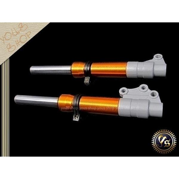 ジョグＺ　３YK JOG50ZII YV 5EM SA04/SA12 フロントフォークオイルダンパー式のフロントフォーク左右セット２６パイ　３６０mm【参考適合車種】JOG　Ｚ　３ＹＫ（１／２／３／５）JOG50ZII(YV)　5EM　SA...