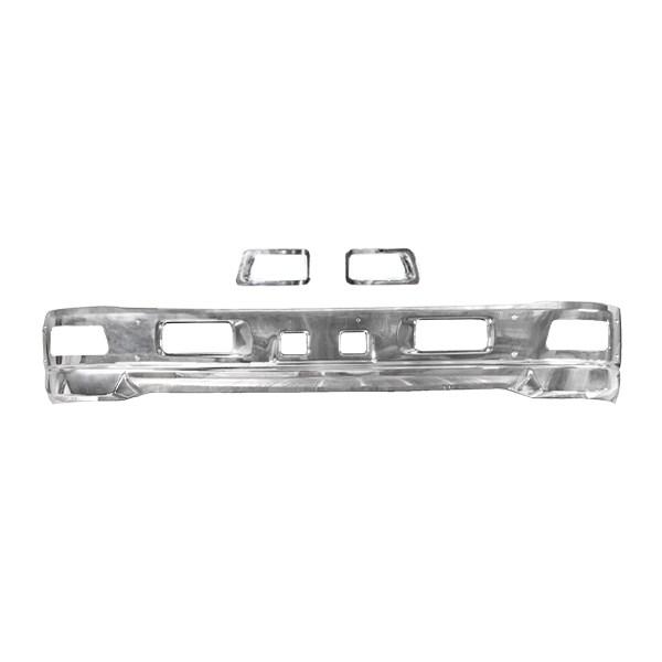 2回のメッキ加工を施すことによりエレガントな印象に！破損に強く、衝撃の強い荒れた道でも安心して走行可能です。メッキタイプの為、高級感がアップしサイドのイメージが一新されます。【サイズ】幅 約1910mm【セット内容】ワイド用のエアダム一体型...