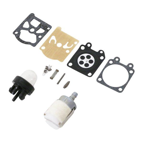 【 チェーンソー ブロワー WA/WTキャブレター用 補修キット 】ガスケット・ダイヤフラム・燃料フィルター・プライマーポンプ・インレットニードルバルブ等がセットになった商品ですWA/WTで始まるキャブレターに取り付け可能ですチェーンソーや...