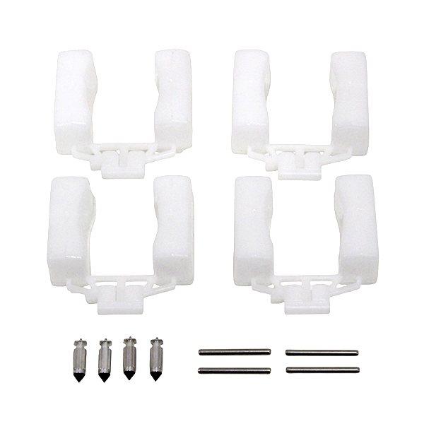 【 ホンダ CBシリーズ キャブレターフロート＆ピン＆バルブ 4個セット 】ホンダCBシリーズの様々な車種に対応する汎用性の高いキャブレターフロートの4個セット！フロートバルブの閉じ不良によるガソリンのオーバーフロー、キャブレターフロートの...