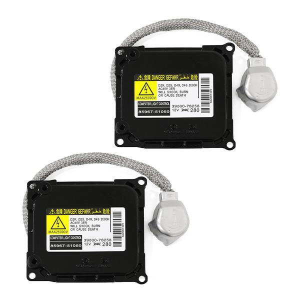 【 HIDバラスト DDLT003/KDLT003/85967-52020/85967-51050 2個】純正同形状のHIDバラスト！交換、補修用に！カプラーとバーナーを取り付け＆純正バラストと交換し固定するだけの簡単取り付け！※バルブは付...