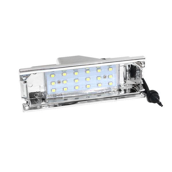 【 車種専用設計 LED 36発 のユニットごと純正交換！ライセンスランプ 】●片側18SMD 合計36発のライセンスランプになります。●高輝度のSMD/LEDで純白の美しい輝きが高級感を演出！●車種専用設計で加工不要の簡単取付。●キャンセ...