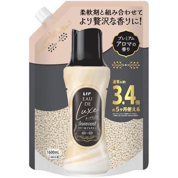 「商品情報」商品紹介最高級の香り体験* プレミアムアロマの香り　柔軟剤と組み合わせてより贅沢な香りに！お持ちの柔軟剤と合わせるだけでより奥行のある贅沢な香りが楽しめます。心ときめくシーンを香りで再現　突然の花束　リリー&amp;ジャスミンの...