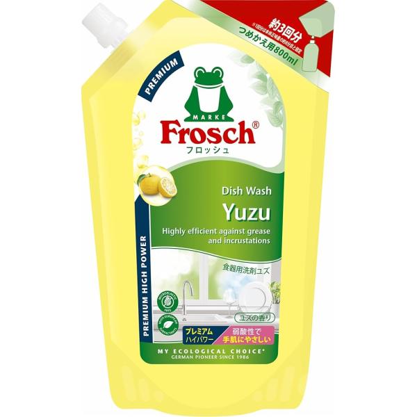 「商品情報」商品紹介●ドイツ生まれのサステナブルハウスケアブランド「フロッシュ」。自然にも、使う人にもやさしい洗剤です。 ●皮膚テスト済み。低刺激性洗浄成分処方。原材料・成分液性：弱酸性　　　成分：界面活性剤（22%アルキルエーテル硫酸エス...