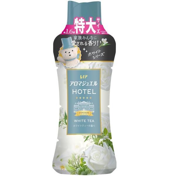 「商品情報」商品紹介家族みんなに愛される香り！ホワイトシリーズ柔軟剤と比べて、超吸水力*&amp;香り長続き家族みんなに愛される、上質なフレグランス。毎日使いたい清潔感のある香りがずーっと*1続く！5つ星ホテルの極上の香りを再現　ホワイトテ...