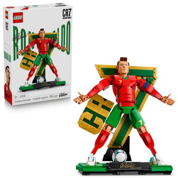 「商品情報」商品紹介SIUUU!レゴ〓エディション クリスティアーノ・ロナウド：サッカーレジェンド（43016）で創造のゴールを決めよう。 あこがれの選手のゴールパフォーマンスやバイシクルキックを再現できるディスプレイ用フィギュアにお子さま...