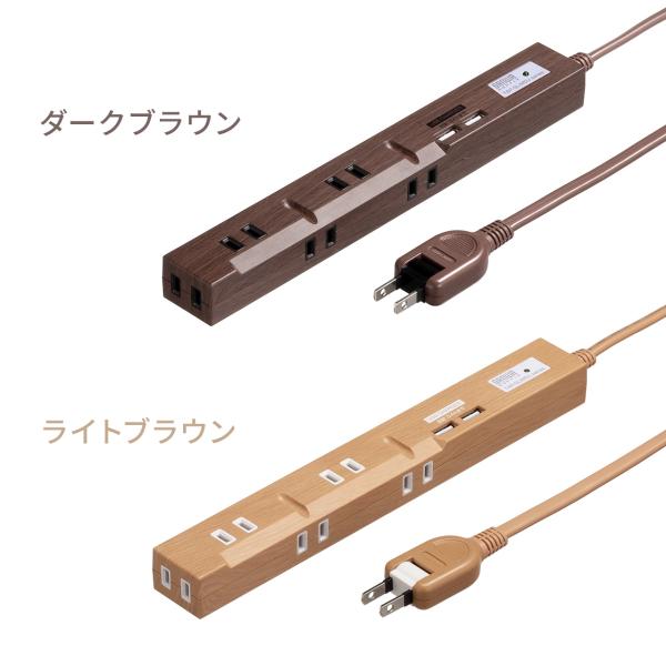 ●上面＆側面交互差し込み口レイアウトでACアダプタ接続に便利なスリムタイプの電源タップです。●プラグ形状は2Pで、差込口は5個口です。●USB充電ポートを2個装備しています。USB出力合計3.4A仕様で、スマートフォン、タブレットを各1台同...