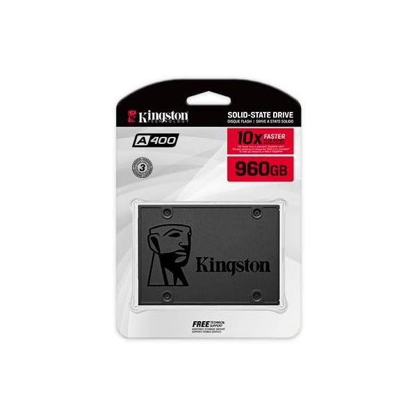 キングストンKINGSTON SSD SA400S37/960G　 2.5インチ 7mm SATA3 金属筐体  3DNAND採用日本正規代理店品容量: 960GB、フォームファクター: 2.5インチ/7mm厚シーケンシャル読み取り/書き込...