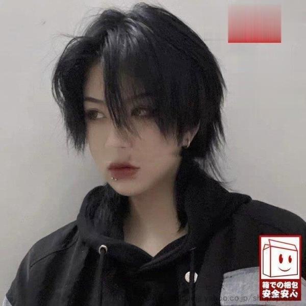 【品名】：メンズウィッグ【カラー 】：全4色【サイズ】：F【素材】：耐熱性ファイバー【産地】：中国検索ワード：ウィッグ ロング ショート　フルウィッグ 部分ウィッグ　つけ毛　グラデーション ウイッグ カール ウェーブ 自然 セミロングウィッ...