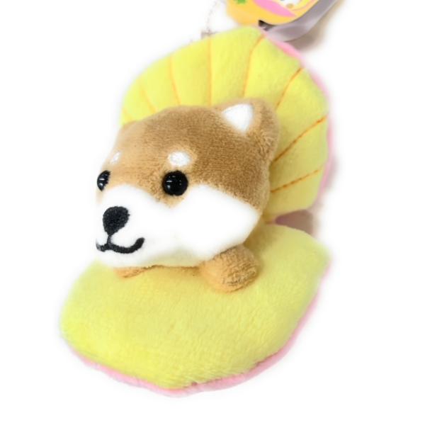 ご当地　旅するマメしば　北海道限定品ほたて貝から　こんにちは！可愛い　個性的な形状で人気！ほっかいどうホタテ　マメしばちゃん