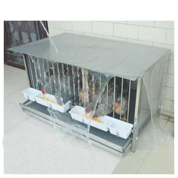 ? 高い耐久性: 厚みのあるステンレススチール製で、腐食や錆に強く、強力で耐久性のある本物のステンレススチールで、耐荷重性に優れています。高密度鋼ケージの底は自由に歩くことができます。 155kgの重量を運ぶことができます。? プロの鶏小屋...