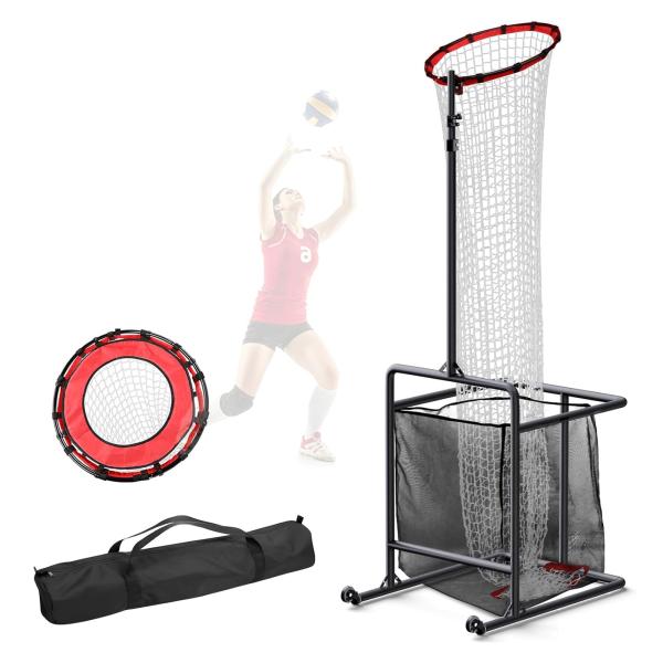 ? 【バレーボールのレベルを向上させる】：バレーボールトレーニングネットは、スキルを向上させるためのサーブとスパイクのトレーニングだけでなく、ヒットやパスのトレーニングにも最適です。高品質のナイロントレーニング生地で作られたこのネットは、ボ...