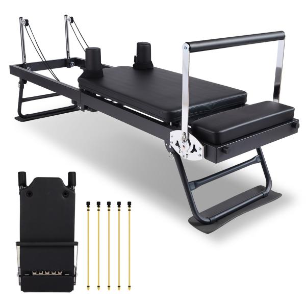 ? 【高品質の付属品】このピラティス リフォーマーには 5 本のラテックス チューブが付属しています。無毒、無臭、100% の反発力と強い弾力性、究極の伸縮性は 4 〜 5 倍、重量は約 11 ポンドです。ユーザーは、トレーニングのニーズと...