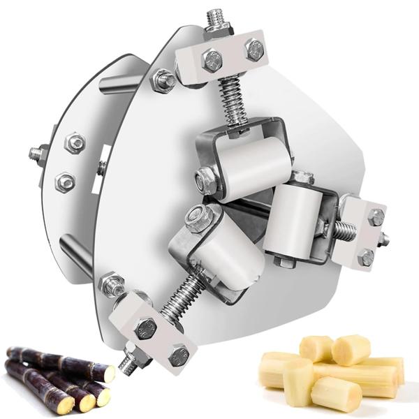 ? 【高効率サトウキビ皮むき機】：従来のナイフ削りサトウキビ皮むき機と比較して、サトウキビ皮むき機は皮むき速度が速く、皮が薄く、時間と労力を節約し、作業効率が向上します? 【スプリング内蔵サトウキビ皮むき機】：スプリングの伸縮により、ダブル...