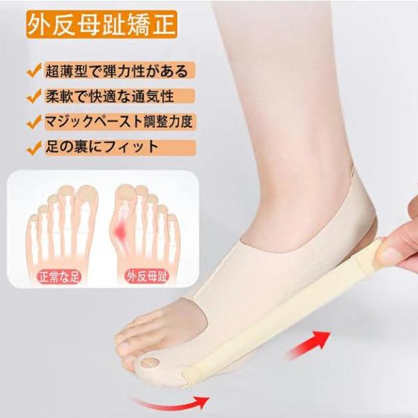【発売日：2025年08月19日】【商品仕様】：製品区分は左右、対応靴サイズ：S：17.5CM~19.5CM 、M：20cm〜22.5cm、L：23cm〜24.5cm，XL：25cm〜27cm。【外反母趾対策】：足親指をはめ込んだ後、マジッ...