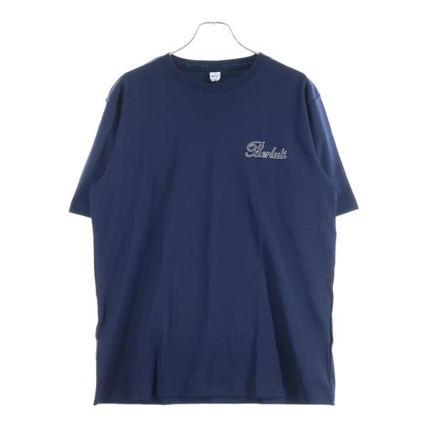 [商品番号]1025K200012[ブランド]Berluti（ベルルッティ）[モデル]Thabor スモールロゴ刺繍 クルーネック半袖Tシャツ ネイビー R26JRS124[販売店舗]BRING オンラインショップ