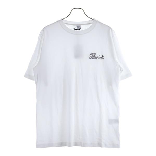 [商品番号]1025K200018[ブランド]Berluti（ベルルッティ）[モデル]Thabor スモールロゴ刺繍 クルーネック半袖Tシャツ ホワイト R26JRS124[販売店舗]BRING オンラインショップ