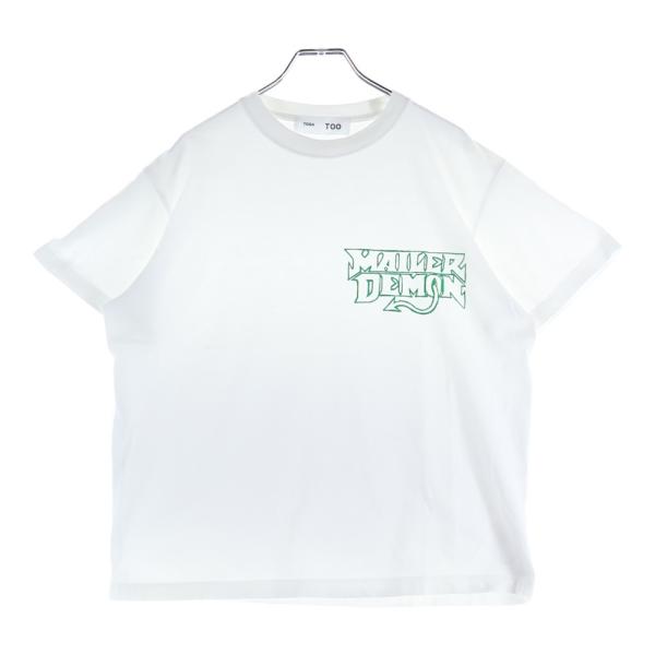 [商品番号]1025K240005[ブランド]TOGA TOO（トーガ トゥ）[モデル]MAILER DEMON T-shirt プリントクルーネック半袖Tシャツ TZ241ーJK542 ホワイト[販売店舗]BRING オンラインショップ