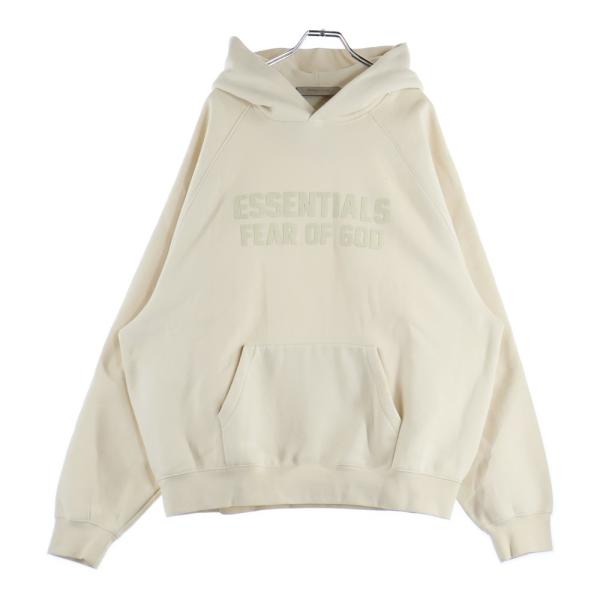 [商品番号]1026A090003[ブランド]FEAR OF GOD ESSENTIALS（フィアオブゴッド エッセンシャルズ）[モデル]HOODIE フェルトロゴ プルオーバースウェットパーカー フーディー ベージュ[販売店舗]BRING大宮店