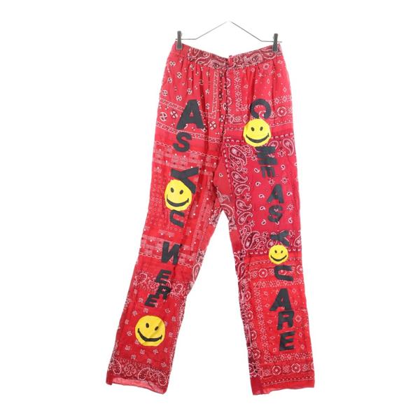 [商品番号]1026A170008[ブランド]READY MADE（レディメイド）[モデル]Cotton Pants ペイズリー柄 ロゴプリント スリーピング コットン イージーパンツ レッド[販売店舗]BRING心斎橋店