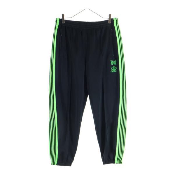 [商品番号]1026B100016[ブランド]Needles（ニードルス）[モデル]× END OF THE WORLD トラックパンツ ブラック/グリーン[販売店舗]BRING心斎橋店