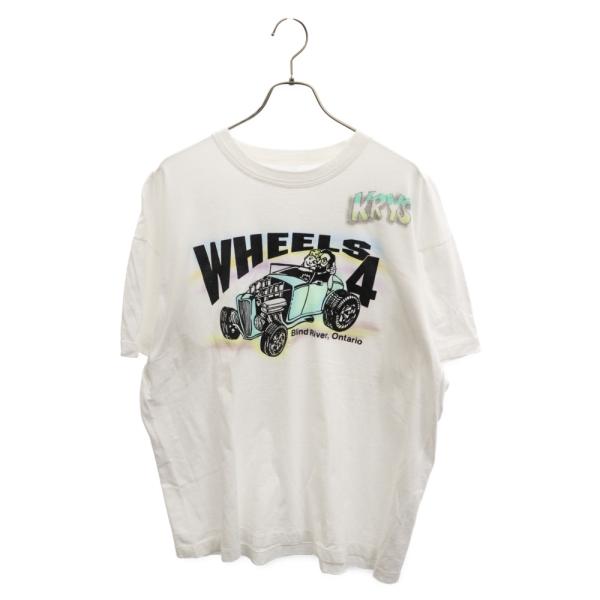 [商品番号]1324F100007[ブランド]VINTAGE（ヴィンテージ）[モデル]00S VINTEGE KRYS WHEELS カープリント半袖Tシャツ カットソー ホワイト ヴィンテージ[販売店舗]AWESOME原宿店