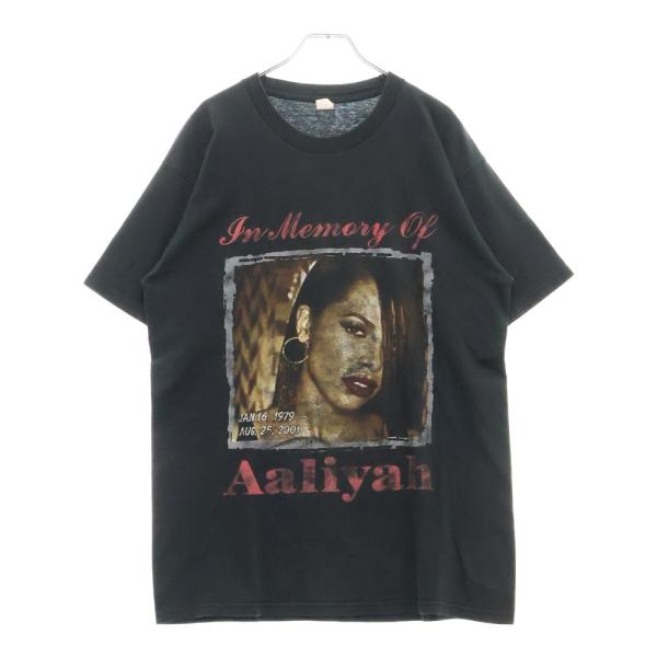 [商品番号]1325D220039[ブランド]VINTAGE（ヴィンテージ）[モデル]00s Aaliyah Dana Haughton TRY AGAIN アリーヤ トライアゲイン Tシャツ 半袖カットソー ブラック[販売店舗]AWESO...